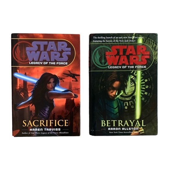 Star Wars | Other | Star Wars Legacy Of The Force Hardcover Book Lot Of ...